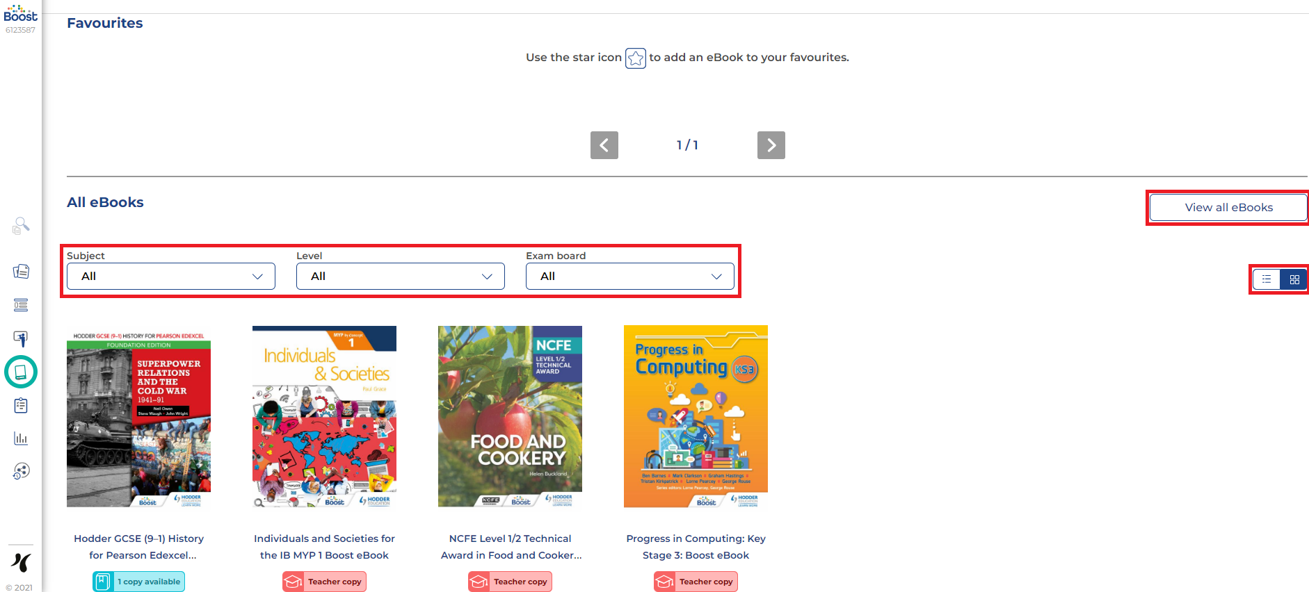 Finding your Boost Learning eBooks – Hachette Learning Help Centre