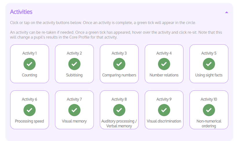 Reviewing and repeating SNAP Maths assessments – Hachette Learning Help ...
